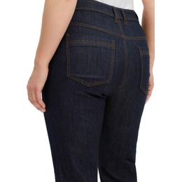 sheego Gro&szlig;e Gr&ouml;&szlig;en Jeans in schmaler Form, blue-black, Gr&ouml;&szlig;e 54 - Damen