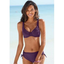Lascana sheego Gro&szlig;e Gr&ouml;&szlig;en B&uuml;gel-Bikini, lila, Gr&ouml;&szlig;e 48F - Damen