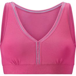 w&auml;schepur sheego Gro&szlig;e Gr&ouml;&szlig;en Bustier mit Unterbrustband, magenta, Gr&ouml;&szlig;e 48 - Damen