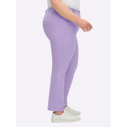 COSMA sheego Gro&szlig;e Gr&ouml;&szlig;en Funktionshose schmutzabweisend und knitterarm, lavendel, Gr&ouml;&szlig;e 26 - Damen