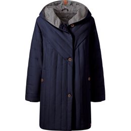 CR&Eacute;ATION L Damen Jacke im Steppmuster-Mix, w&auml;rmend marine-steingrau Gr&ouml;&szlig;e 44