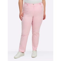 COSMA sheego Gro&szlig;e Gr&ouml;&szlig;en Funktionshose schmutzabweisend und knitterarm, ros&eacute;, Gr&ouml;&szlig;e 24 - Damen
