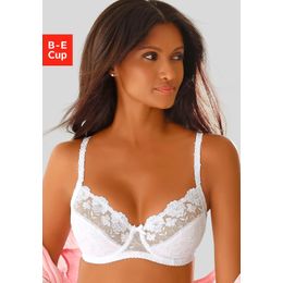 sheego Gro&szlig;e Gr&ouml;&szlig;en B&uuml;gel-BH, wei&szlig;, Gr&ouml;&szlig;e 80C - Damen