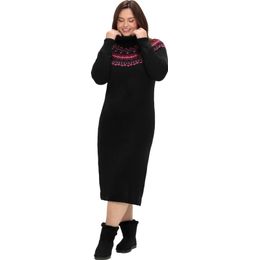 sheego Gro&szlig;e Gr&ouml;&szlig;en Stiefelette gef&uuml;ttert mit Pelz-Imitat, schwarz, Gr&ouml;&szlig;e 37 - Damen