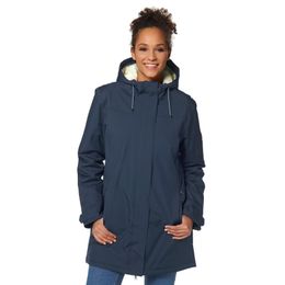 Polarino sheego Gro&szlig;e Gr&ouml;&szlig;en Funktionsjacke, marine, Gr&ouml;&szlig;e 58 - Damen