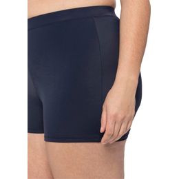 sheego Gro&szlig;e Gr&ouml;&szlig;en Badeshorts mit Shaping-Effekt, marine, Gr&ouml;&szlig;e 54 - Damen