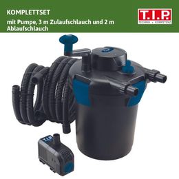 T.I.P. Teichdruckfilter-Set - Für 5.000 l Teich, UV-C 9 W, Rückspülfunktion, TFP 5000 UV 9, 30297