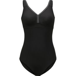 w&auml;schepur sheego Gro&szlig;e Gr&ouml;&szlig;en Body ohne B&uuml;gel mit breiten, weichen Tr&auml;ger, schwarz, Gr&ouml;&szlig;e 85D - Damen