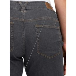 sheego Gro&szlig;e Gr&ouml;&szlig;en Jeans mit Push-up-Effekt, anthrazit-grey-denim, Gr&ouml;&szlig;e 56 - Damen