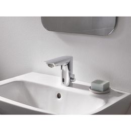 Grohe Bau Cosmopolitan E Infrarot-Waschtisch-Armatur 36451000 chrom, mit Mischung, Temperaturbegrenzer, 6 V Lithium-Batterie