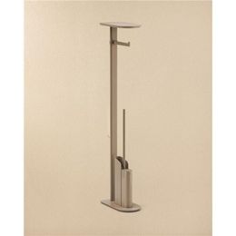 Cosmic Flat Stand-WC-Garnitur WJC512A0097090 mit Papierhalter, 100 x 193 x 760 mm, sand