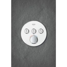 Grohe Grohtherm Smartcontrol Brausethermostat 29904LS0, moon white, mit 3 Absperrventilen