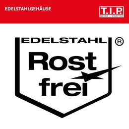 T.I.P. Druckkessel 30958, Edelstahl, 50 l, mit EPDM-Membrane, Anschluss 1" AG