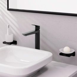 Hansgrohe Logis Einhebel-Waschtisch-Armatur 71257670 Zugstangen- Ablaufgarnitur, UP, Ausladung 172mm, mattschwarz