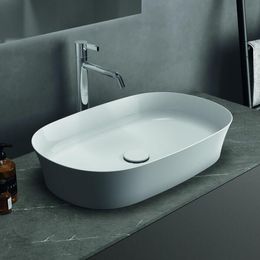 Ideal Standard Ipalyss Aufsatzschale E1396MA 60x38x12cm, ohne &Uuml;berlauf/Hahnloch, wei&szlig; Ideal Plus