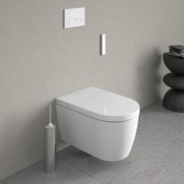 Duravit SensoWash Starck f Plus Dusch-WC 650000012004320 Komplettanlage mit WC-Sitz, Rimless, weiß