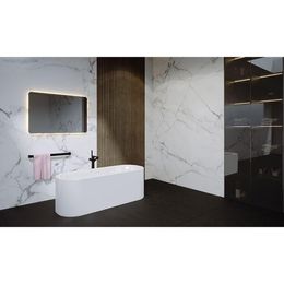 Riho Devotion Free freistehende Badewanne B095001005 wei&szlig;, 180x71cm, ohne F&uuml;llfunktion, mit Acyrl-Sch&uuml;rze