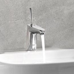 Grohe Eurodisc Joy Waschtischarmatur 23425000 chrom, S-Size, mit Ablaufgarnitur, EcoJoy