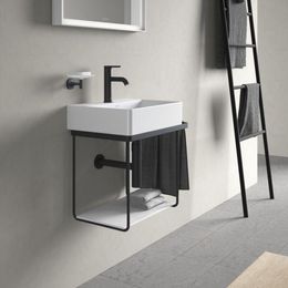 Duravit DuraSquare Metallkonsole 0031104600 wandhängend, zu Waschtisch 073245, schwarz matt