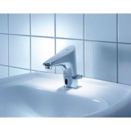 Grohe Europlus E Waschtisch Armatur 36207001 chrom, Batteriebetrieb, mit Mischung, Infrarot