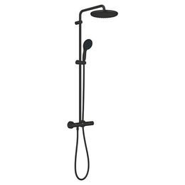 Grohe Vitalio Start System 250 Duschsystem 266772431 mit Thermostatbatterie f&uuml;r die Wandmontage mattschwarz