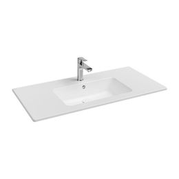 Isvea SistemaT Flat Waschtisch 10SL50101 Hahnloch, &Uuml;berlauf, 101cm, wei&szlig;