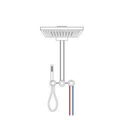 Herzbach MODUL7 PUSH Thermostat Fertigset 70.702003.1.12 2 Verbraucher Schwarz matt