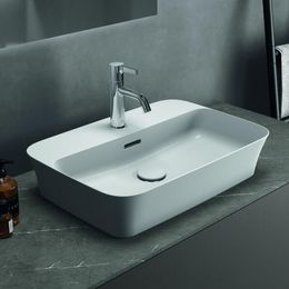 Ideal Standard Ipalyss Aufsatzschale E207701 55x38x14,5cm, mit &Uuml;berlauf, 1 Hahnloch, wei&szlig;