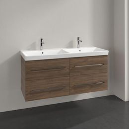 Villeroy & Boch Villeroy und Boch Avento Waschtisch-Unterschrank A89300VH 118 x 51,4 x 45,2 cm, 4 Ausz&uuml;ge, wandh&auml;ngend, Arizona Oak
