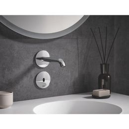 Grohe Essence E Wand Waschtischarmatur 36447000 chrom, Infrarot Wandarmatur, ohne Mischung