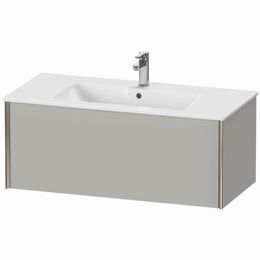 Duravit XViu Waschtisch-Unterschrank XV40270B107 101 x 40 x 48 cm, betongrau matt, 1 Auszug, wandh&auml;ngend, champagner matt