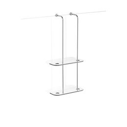 Giese Bodyguard Duschkorb 30460-02 chrom, mit seitlichem Halter f&uuml;r Rasierer