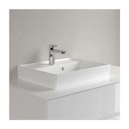 Villeroy & Boch Villeroy und Boch Collaro Waschtisch 433450RW 500 x 400 x 150 mm, Stone White CeramicPlus, mit &Uuml;berlauf