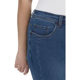 sheego Gro&szlig;e Gr&ouml;&szlig;en Jeans in 5-Pocket-Form und leichter Waschung, blue-stone-washed, Gr&ouml;&szlig;e 54 - Damen