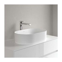 Villeroy & Boch Villeroy und Boch Collaro Aufsatzwaschtisch 4A1956RW ohne &Uuml;berlauf, 56x36cm, stone white C-plus