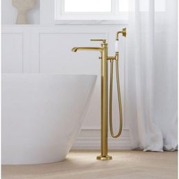 Steinberg Serie 350 Wannenarmatur 3501162BG freistehend, brushed gold