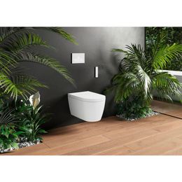 Duravit SensoWash Starck f Pro Kompakt Dusch-WC 650002012004300 Komplettanlage mit WC-Sitz, Rimless, HygieneGlaze