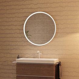 Hansgrohe Xarita S Spiegel 54990700 mit IR Sensor, 900 x 900 x 50 mm, wei&szlig; matt