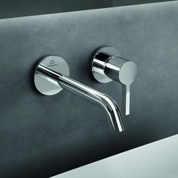 Ideal Standard Joy Fertigmontageset A7378AA f&uuml;r Wand-Waschtischarmatur, Auslauf 180 mm, verchromt