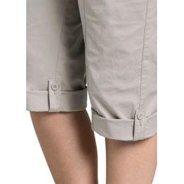 sheego Gro&szlig;e Gr&ouml;&szlig;en 3/4-Hose mit Krempelfunktion, beige, Gr&ouml;&szlig;e 52 - Damen