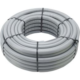 Viega Raxofix Mehrschichtverbund-Rohr 648114 25x2,7mm, 25 m Ring, Kunststoff grau, D&auml;mmung 9mm