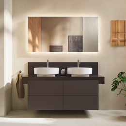 Duravit Balcoon Waschtisch-Unterschrank BA50370JGIG0000 wandh&auml;ngend, 120 x 57 x 52,2 cm, Schieferbraun strukturiert, 4 Schubk&auml;sten