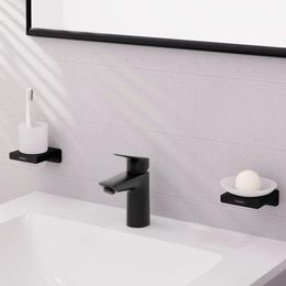 Hansgrohe Logis Einhebel-Waschtisch-Armatur 71101670 ohne Ablaufgarnitur, ohne CoolStart, Ausladung 108mm, mattschwarz