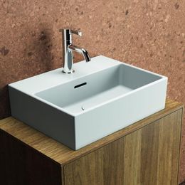 Ideal Standard Extra Hand-Waschtisch T391701 45x35x15cm, mit &Uuml;berlauf, geschliffen, 1 Hahnloch, wei&szlig;