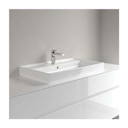 Villeroy & Boch Villeroy und Boch Collaro Schrankwaschtisch 4A3380R1 mit &Uuml;berlauf, 80x47cm, wei&szlig; C-plus