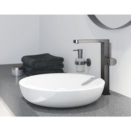 Grohe Plus Waschtischarmatur 32618AL3 XL-Size, glatter K&ouml;rper, f&uuml;r freistehende Waschsch&uuml;sseln, hard graphite geb&uuml;rstet