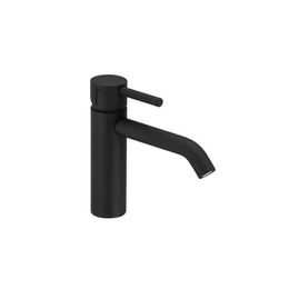 Herzbach Deep Black Duschs&auml;ule 23.988250.1.12 mit Brause-Aufputz-Thermostat, schwarz matt