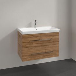 Villeroy & Boch Villeroy und Boch Avento Waschtisch-Unterschrank A89100RH 78x51,4x45,2cm, 2 Ausz&uuml;ge, wandh&auml;ngend, Kansas Oak
