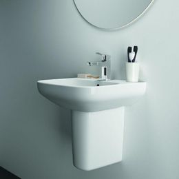 Ideal Standard i.life A Waschtisch T4513MA mit Hahnloch, mit &Uuml;berlauf, 50 x 44 x 18 cm, wei&szlig; Ideal Plus