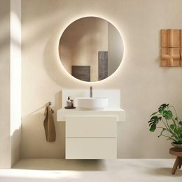 Duravit Balcoon Waschtisch-Unterschrank BA50120JDID0000 wandh&auml;ngend, 60 x 57 x 53,4 cm, Elfenbein strukturiert, 2 Schubk&auml;sten